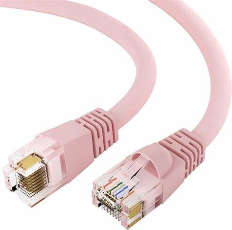 EJE 1m To 100m Pink Cat6 Cable Rj45 Cat 6 Ethernet Patch Internet Cable